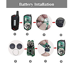 Keyless Entry for Car with Open Trunk Car Search Remote/App Control Fits for 95% DC12V Compact, Sedan, Coupes, SUVs