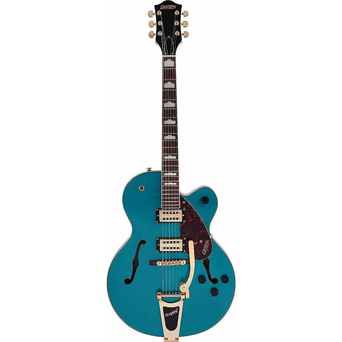 Gretsch G2410TG Streamliner Hollow Body Single-Cut and Gold Hardware Ocean Turquoise w/Bigsby