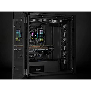 Corsair AF120 Elite, High-Performance 120mm PWM Fluid Dynamic Bearing Fan with AirGuide Technology (Low-Noise, Zero RPM Mode Support) Single Pack - Black