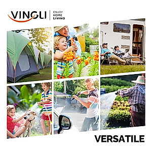 VINGLI 110L/30 Gallon Water Bladder Storage Containers, Foldable Portable Water Tank, Large Capacity Soft Water Bag, for Emergency Water, RV Camping, Garden