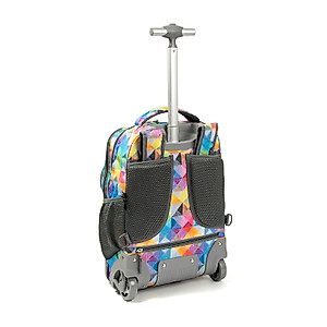 Tilami Rolling Backpack Armor Luggage School Travel Book Laptop 18 Inch Multifunction Wheeled Backpack Students