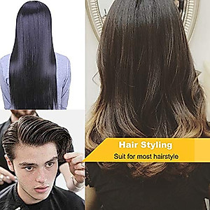 Carbon Fiber Cutting Comb, Professional 8.3” Hair Dressing Comb, Anti Static Heat Resistant Comb For All Hair Types, Fine and Wide Teeth Hair Barber Comb