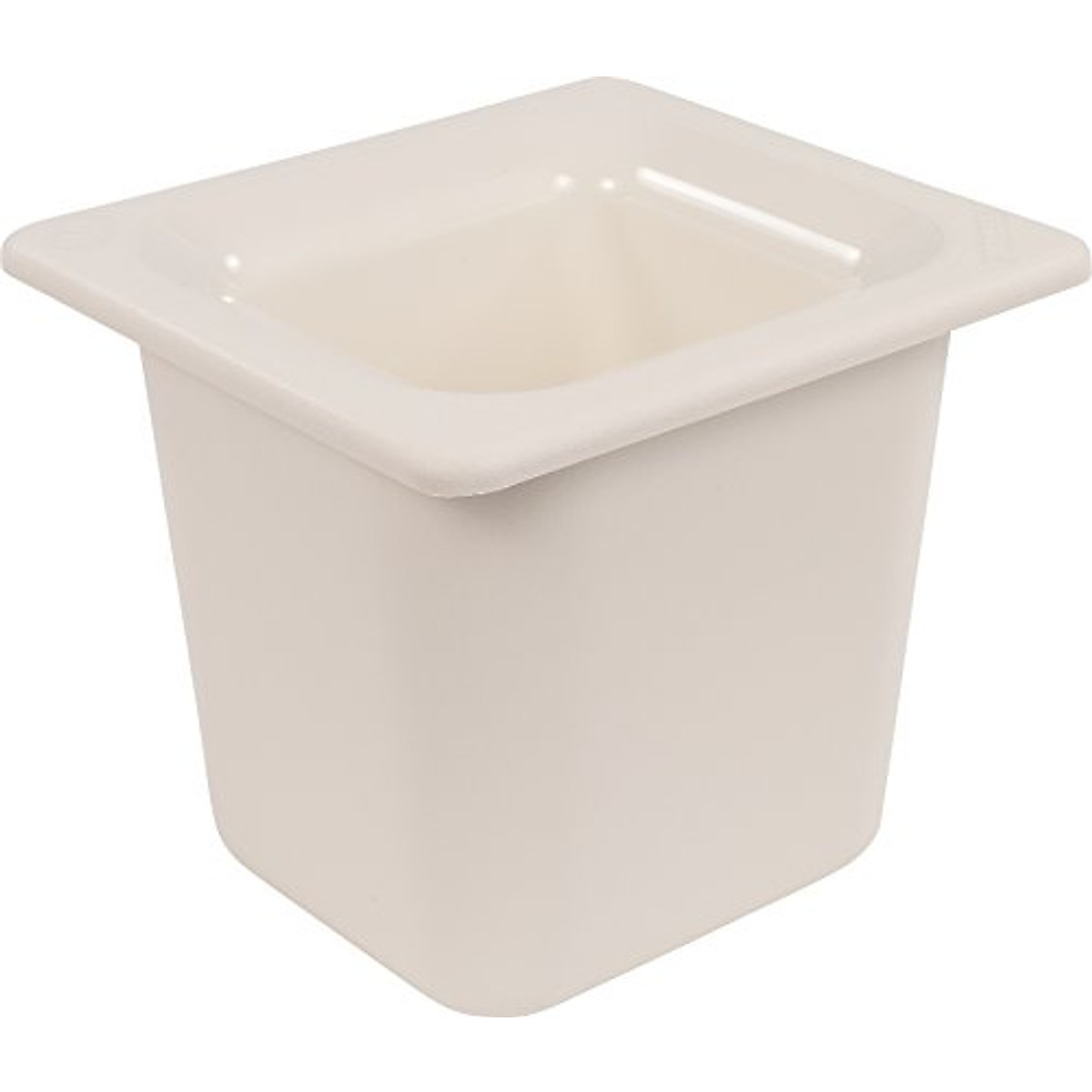 CFS CM110402 Coldmaster ABS Standard Sixth-Size Food Pan, 1.6 qt. Capacity, 6.84" x 6.25" x 5.91", White