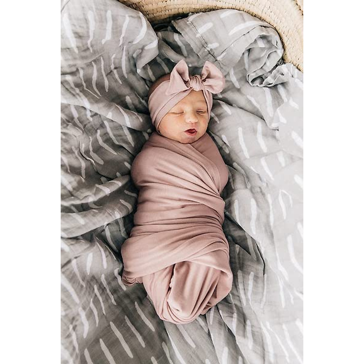 Mebie Baby Muslin Quilt, Grey Dash, 100% Muslin Cotton Baby Blankets for Girls and Boys, Muslin Baby Blanket for Newborns, Babies, Toddler, Soft Muslin Swaddle Blankets, 47"x47"