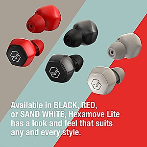 V-MODA Hexamove Lite, Wireless Earbuds - Sand White (HEXM-LITE-SWH)