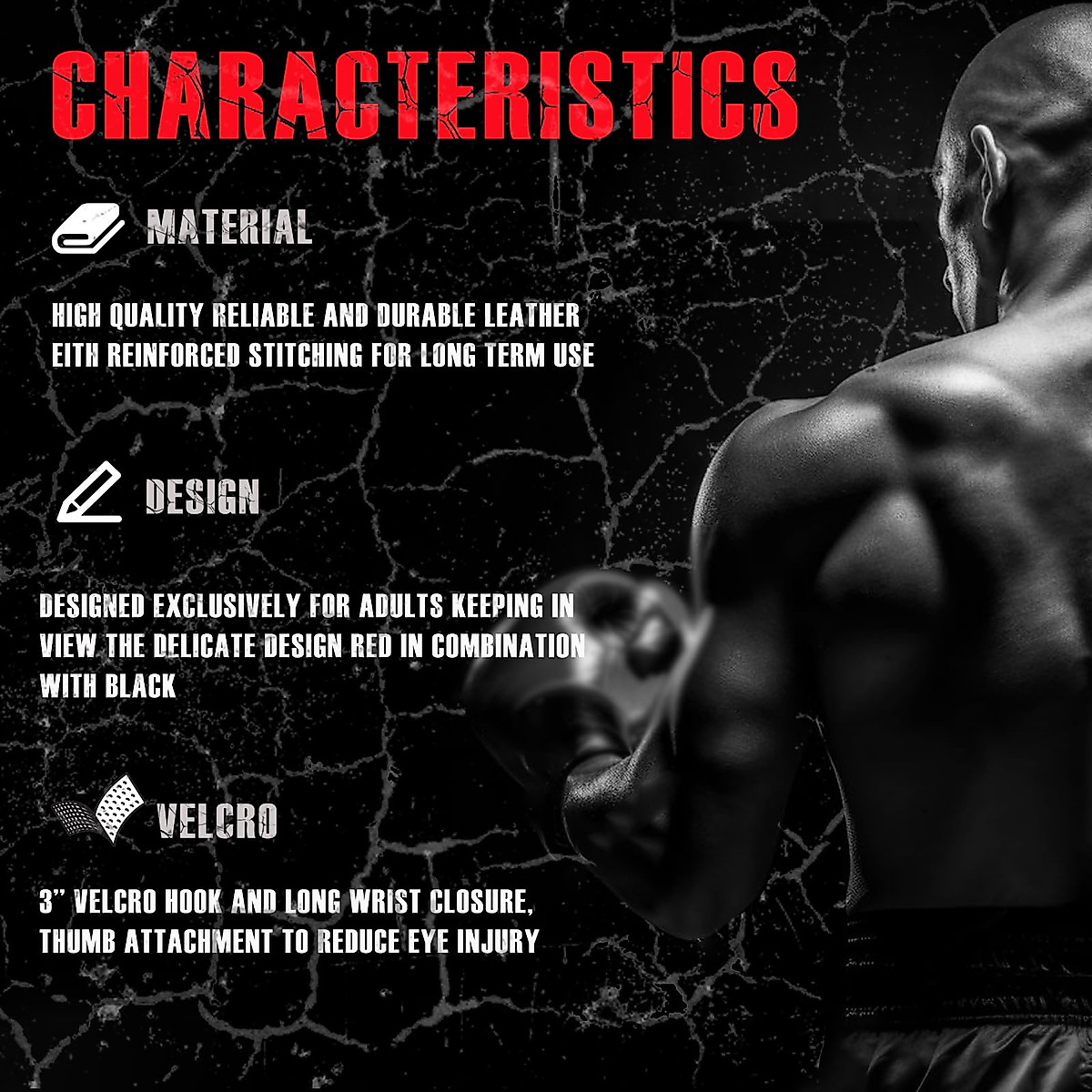 Rex Sports Punching Bag Gloves, Sparring Gloves, Boxing Gloves for Boxers, Boxing Wear Boxing Gloves, Training Gloves Mitts for Sparring, Kickboxing (12oz, Red/Black)