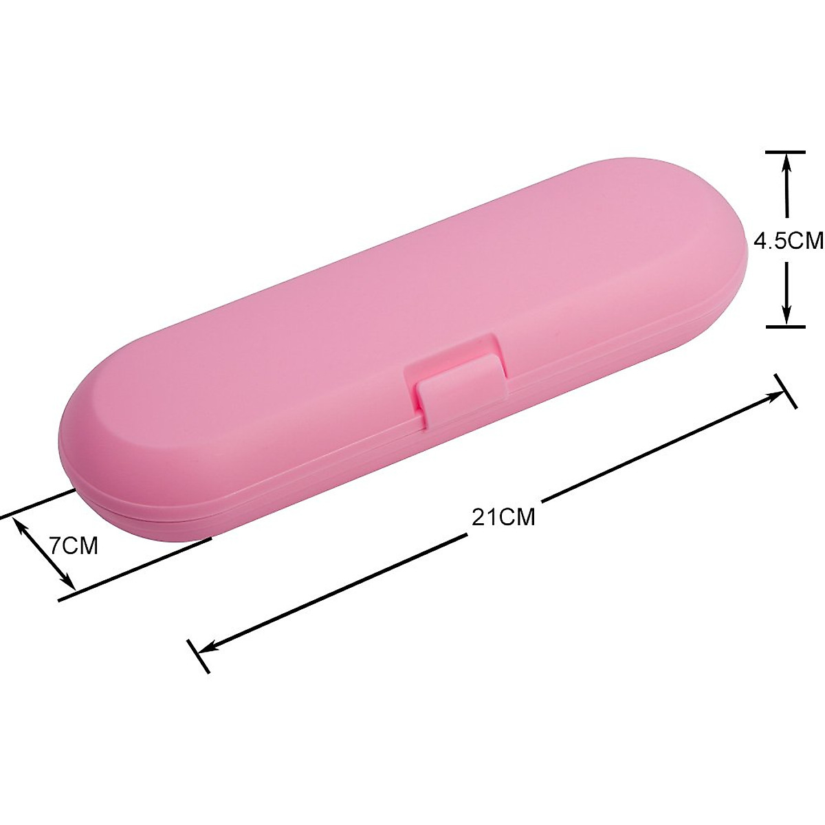 Nincha Portable Electric Toothbrush Travel Case for Philips Sonicare Series-Durable, Environmentally Friendly, Breathable, Food-Safe Plastic Material(Pink)
