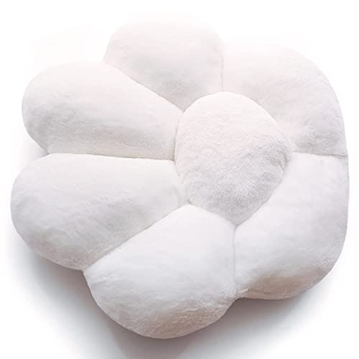 MOONBEEKI Cat Paw Cushion Chair Comfy Kawaii Chair Plush Seat Cushions Shape Lazy Pillow for Gamer Chair 28"x 24" Cozy Floor Cute Seat Kawaii for Girl Worker Gift, Dining Room Bedroom Decorate White
