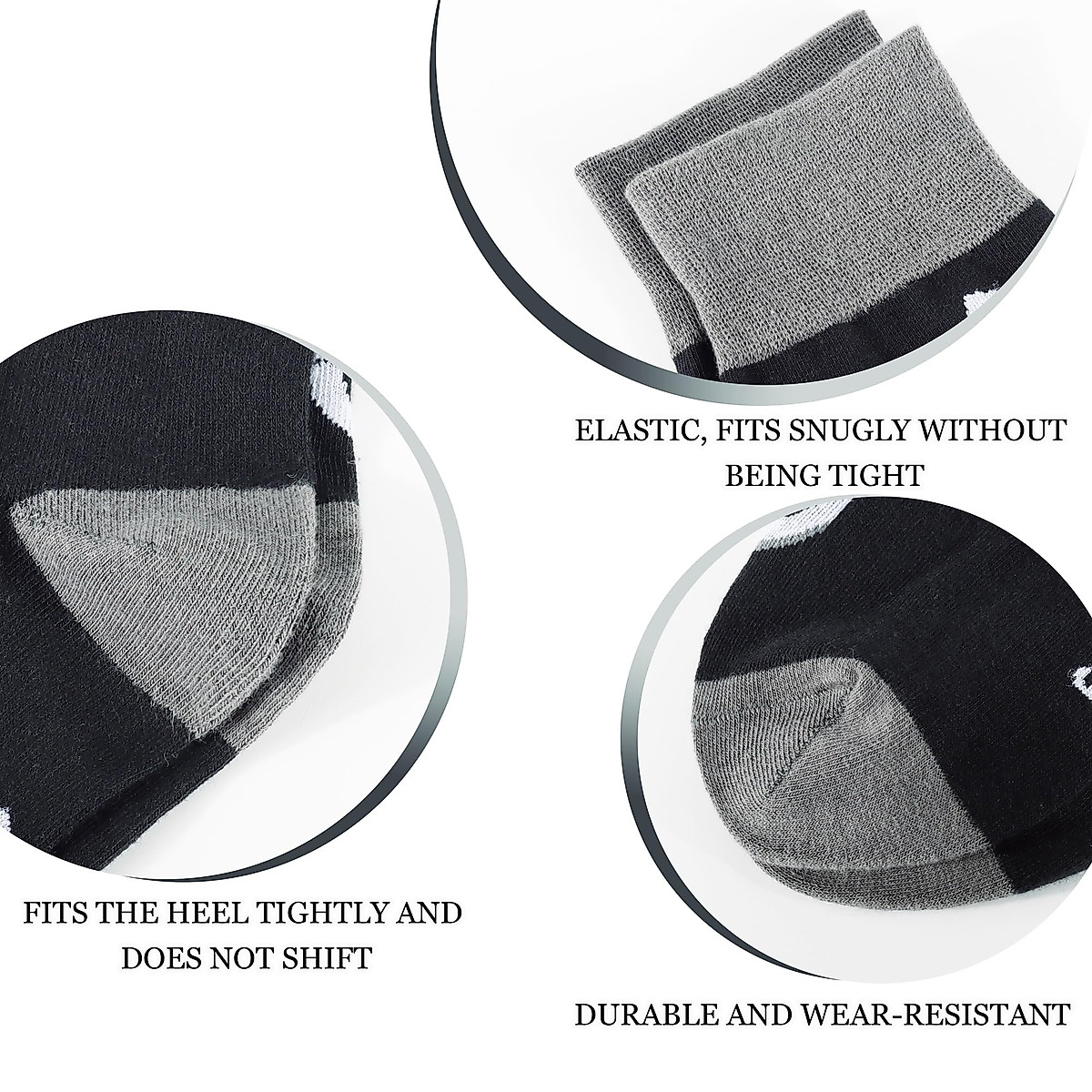 Jeasona 50th Birthday Gifts for Men Funny Fun Black Crew Cotton Socks