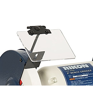 RIKON Professional Power Tools, 80-805, 8â€ Slow Speed Bench Grinder, Powerful Shop Table Tool, Perfect for Sharpening, With Anti-Vibration Rubber Feet