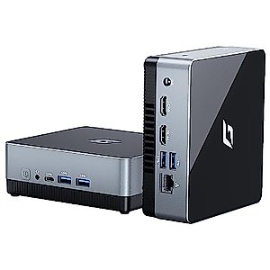 CyberGeek Nano Win 11 Pro Mini PC, Intel N5095A Quad-Core(Beat N5105) Up to 2.9Ghz, 16GB RAM 3200MHz, 1TB SSD Mini Computer, Micro Desktop with 4K Dual Display, USB-C, WiFi/BT, RJ45/HDMI/VESA