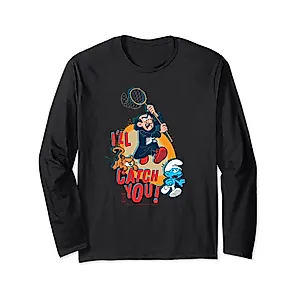 The Smurfs Gargamel Azrael I’ll Catch You! Long Sleeve T-Shirt
