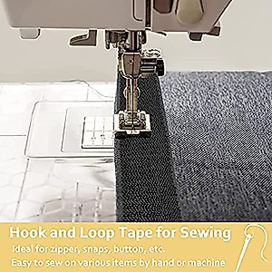 velcro,velcro tape self adhesive, Sewing Velcro,Sew On Hook And Loop Strip Tape,Color Velcro,Non-Adhesive Nylon Fabric Fastener,for Sewing Indoor Outdoor On DIY Cloth Shoe Curtain Bag Sport Gears,4cm*