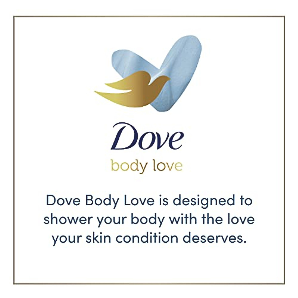 Dove Body Love Body Cleanser Body Wash 3 Count Dry-Cracked Skin Replenish Hypoallergenic for 24 Hour Nourishment & Instant Dryness Relief with Pro Ceramides Body Cleanser 17.5 FO