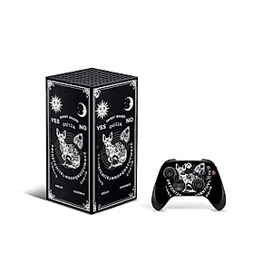 ZOOMHITSKINS Compatible with X1 Series X, Ouija Black White, Durable, Bubble-Free, Made in USA