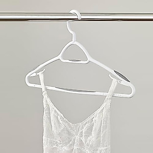 Neatfreak Set of 12 Deluxe Non Slip Clothes Hangers - Space Saving Design for Jackets, Pants, Shirts, 360 Degree Swivel Neck, Soft Grip Bars, Produced in North America