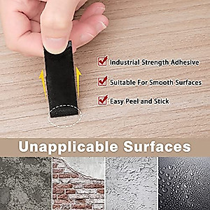 LuBanSir Furniture Anchors, 6 Pack Furniture Wall Anchor Straps for Dresser, Shelves, Bookcase Anti-Tip Safety