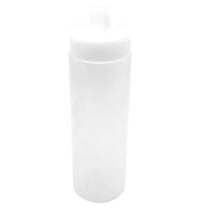 GARASANI 4 Hole Sauce Squeeze Condiment Bottles Dispenser (16.9oz - 500ml)
