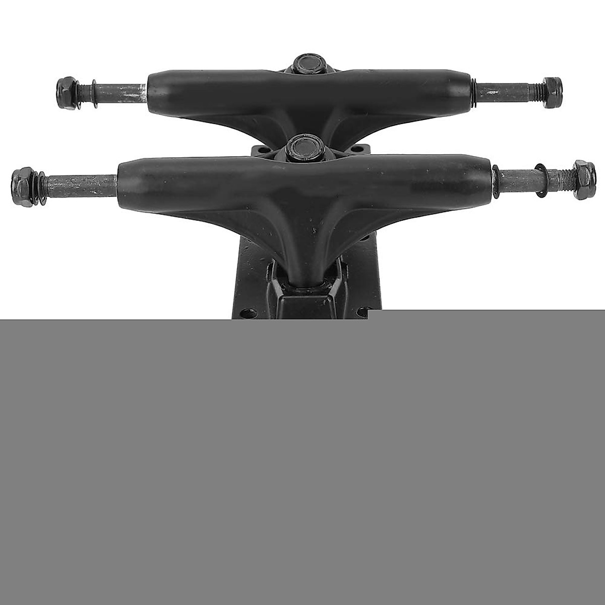 Yosoo Health Gear 2 Pack 4-8 Inch Black Aluminum Alloy Skateboard Trucks, Longboard Skateboard Trucks Surf Skate Trucks Skateboard Tool
