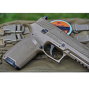 Sig Sauer P320 M17 CO2-Powered .177 Cal Semi-Automatic Air Pistol with 20rd Pellet Magazine Included