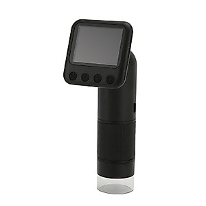 Portable Digital Microscope with 2 LCD Screen for Adults, Pocket Handheld Microscope with Camera for Kids, 400X Type C Coin Microscope for Error Coins, Soldering Microscope for El