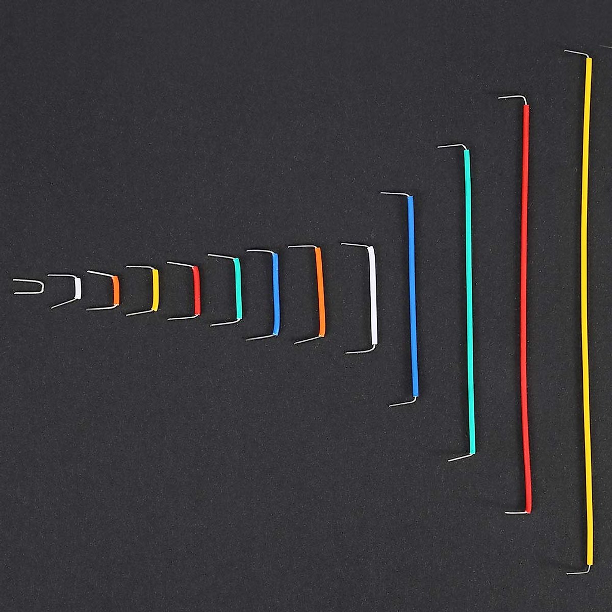 Preformed Jumper Wire, Wide Application Breadboard Jumper, Convenient for Store and Fetch for Prototyping Use.
