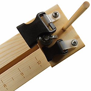 Beginner Paracord Wood Jig - Adjustable Length Bracelet Making, Paracord Craft, Braiding Weaving Tool Kit with Buckles