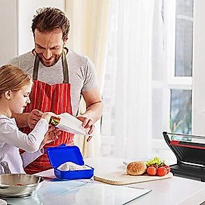 Chef Buddy Gourmet (Red) Panini Press – Sandwich Maker with Nonstick Plates – Indoor Countertop Cooking Burgers, Steak, Grilled Cheese, 9.5" x 10.5" x 3