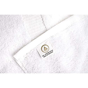 Zenith Luxury Bath Sheets Towels for Adults - Extra Large Bath Towels Set 40X70 Inch, 600 GSM, Oversized Bath Towels Cotton, Bath Sheets, XL Towel 100% Cotton. (2 Pieces,White)