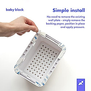 Baby Proof Outlet Cover Box | Plug Covers for Electrical Outlets | Wall Plug Socket Protectors | Outlet Covers | Baby Safety & Childproof Locks