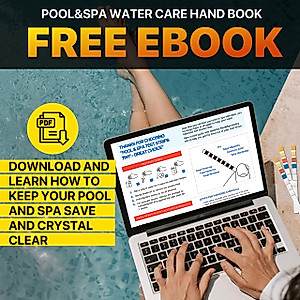 All-New 2024 Pool and Spa Test Strips 7 in 1 Quick SuperAccurate Swimming 150 Pool Test Kit - Hot Tub Test Strips & Pool Water Testing Strips for pH Chlorine Bromine Hardness Alkalinity Cyanuric Acid