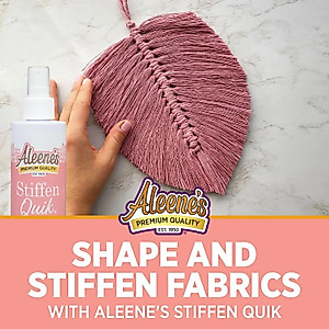 Aleene's 15581 Stiffen-Quick Fabric Stiffening Spray 8oz,Original Version