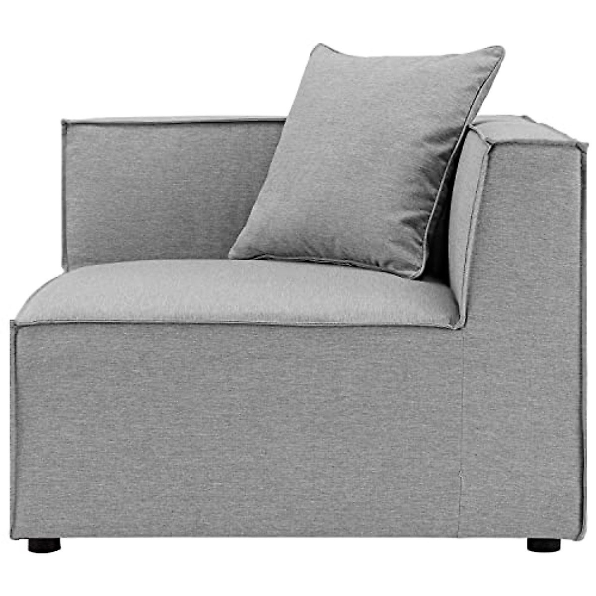 Modway EEI-4210-GRY Saybrook Patio Corner Chair in Gray