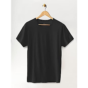 Fruit of the Loom mens Crafted Comfort Artisan Tee (Super Soft, Pima Cotton) T Shirt, Black, X-Large US