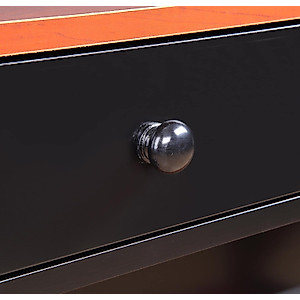 Convenience Concepts Oxford 5 Tier Bookcase with Drawer, Cherry / Black