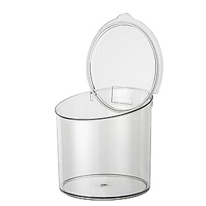 Restaurantware Met Lux 2.6 Gallon Food Storage Container, 1 Airtight Treat Box - With Scoop, Shatterproof, Clear Plastic Cereal Container With Hinged Lid, For Kitchen Or Pantry Organization