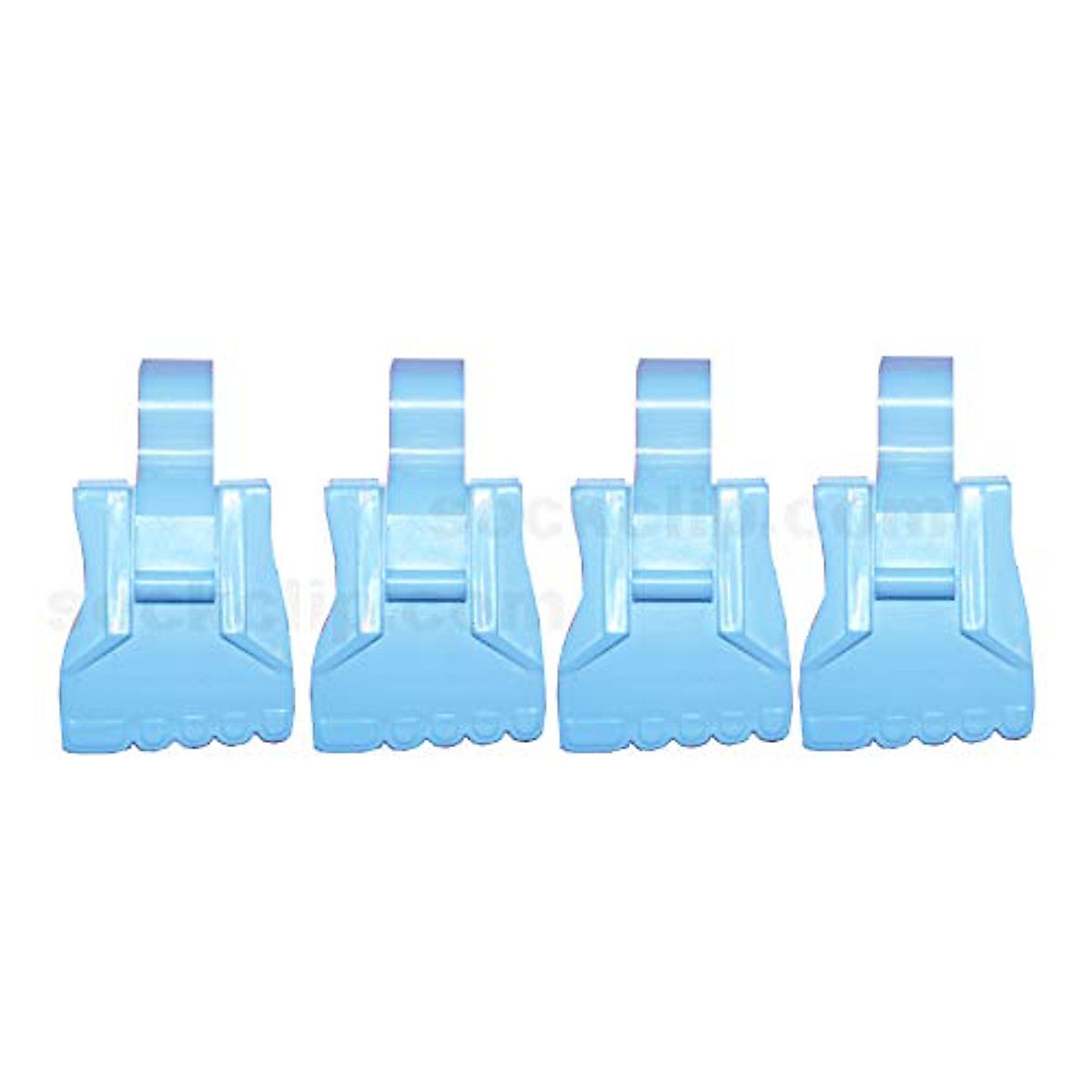 The Amazing Sock Clip Sock Holder, 32 Clips, Baby Blue, Made in U.S.A.