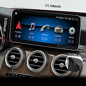 Android12 10.25inch HD1920 Screen Upgrade Display Monitor Multimedia Player GPS Navigation for Mercedes Benz C GLC 2014-2018 C180 C200 C220 C250 C300 C350 C320 C63 W205 NTG5