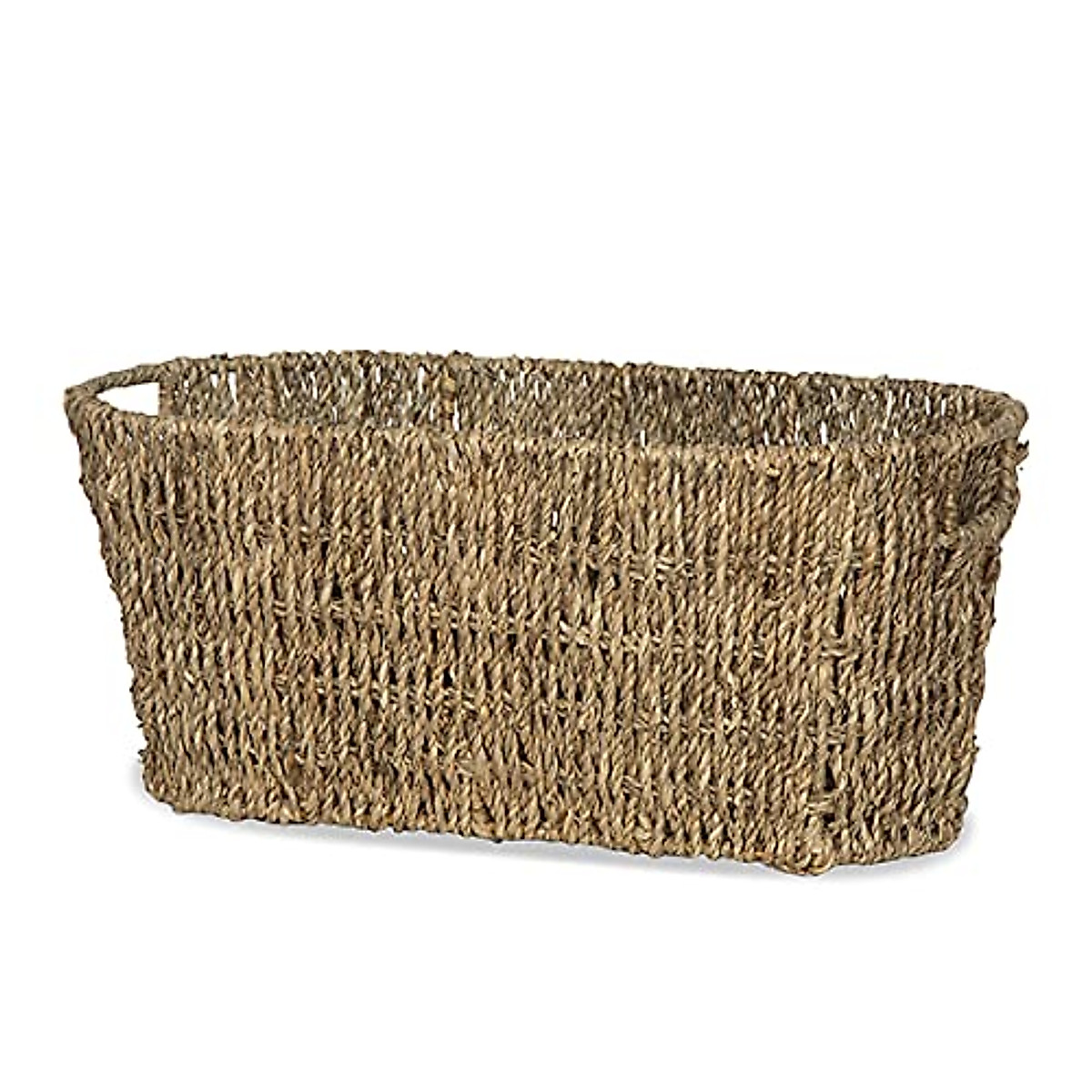 The Lucky Clover Trading Michaela Slim Sea Grass Oval Utility Basket 18 in