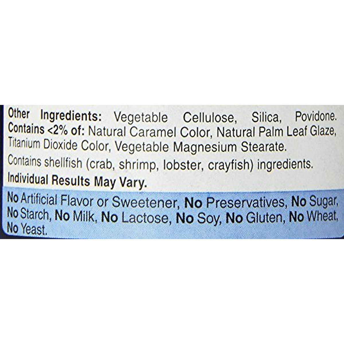 Puritan's Pride Glucosamine, Chondroitin & MSM -3 Per Day Formula