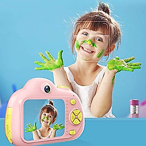 LKYBOA Kids Toys Camera Girls Boys Compact Cameras for Children Best Gift for 5-10 Year Old Boy Girl 8MP HD Video Camera Creative Gifts (Color : Blue)