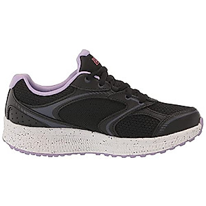 Skechers Women's GO Run CONSISTENT-Vivid Horizon Sneaker, Black/Lavender, 7