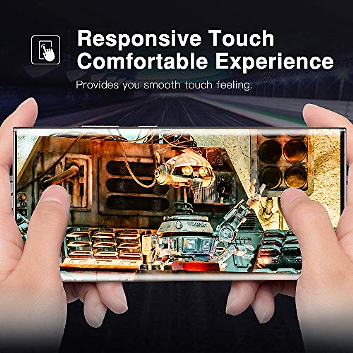 [2+2 Pack] Galaxy S22 Ultra Screen Protector Include 2 Pack Tempered Glass Screen Protector + 2 Pack Tempered Glass Camera Lens Protector,Bubble Free,Easy Install for Samsung Galaxy S22 Ultra 5G