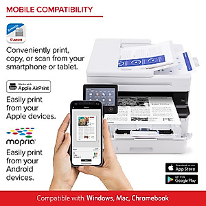 Canon imageCLASS MF465dw Wireless Mobile-Ready Duplex Laser All-in-One Monochrome Printer