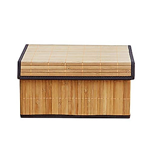 Set of 3 Laundry Hampers Bamboo Round Wicker Clothes Bin Baskets Storage Bin Organizers Retail Dump Bin Folding Basket 100205