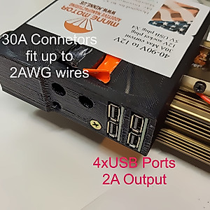 EGO 56v Battery Step Down Converter 12V 30A for trolling Motor, Scooter, Power Wheels.