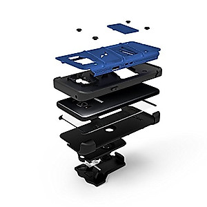 Samsung Galaxy S8 Plus Case, Zizo [Bolt Series] w/ [Galaxy S8 Plus Screen Protector] Kickstand [12 ft. Military Grade Drop Tested] Holster Clip - S8+