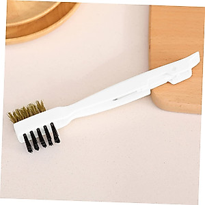 SOLUSTRE 4pcs Non-Slip Gas Stove Cleaning Brush Scraper Stiff Bristles for Tiles Windows Effortless Cleaning