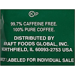 Maxwell House 390390 Coffee, Original Roast Decaf, 1.1oz Pack, 42/Carton