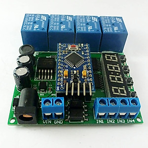 Eletechsup DC 5V 16M ATmega328P Pro Mini Development Board for Arduiuo IO22C04 4CH PLC Board (1)